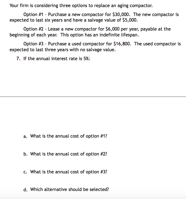 Solved This is construction management question.Use Economic | Chegg.com