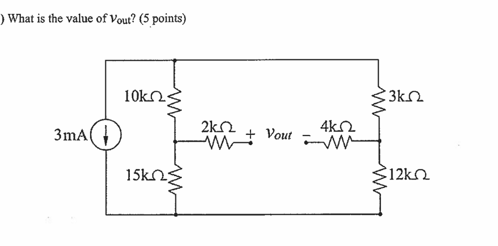 Solved What is the value of V_out? | Chegg.com