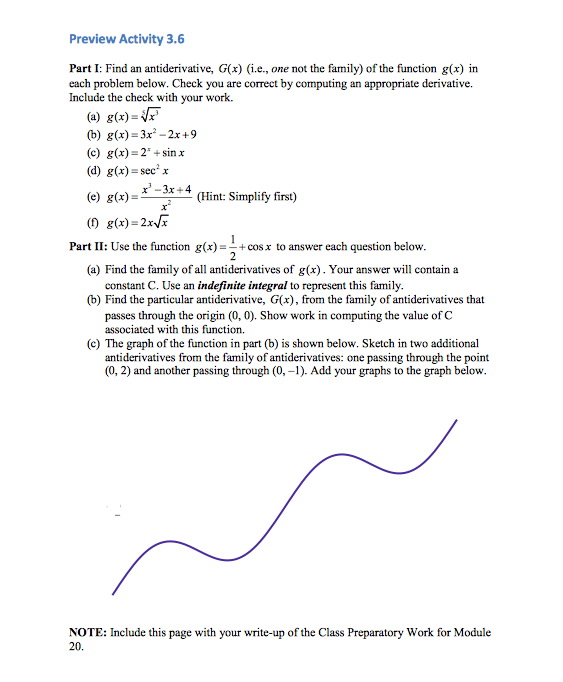 Solved Please Solve This Problem ( Preview Activity 3.6) 