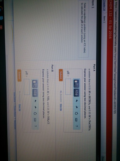 Solved: Solve An Equilibrium Problem (using An ICE Table) ... | Chegg.com