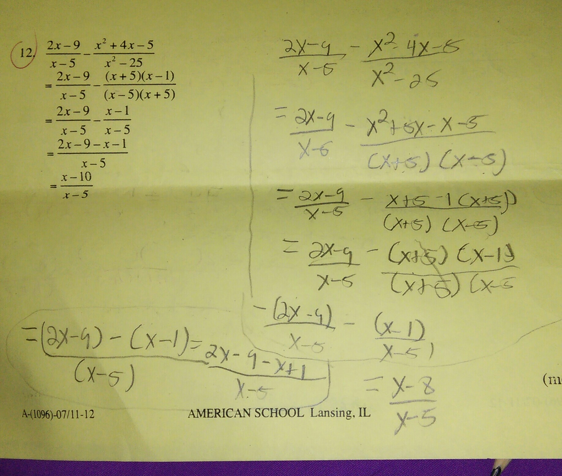 Solved Ax el 4x S in 2x 9 X2 4x 5 12 X 5 X2 25 2x 9 Chegg