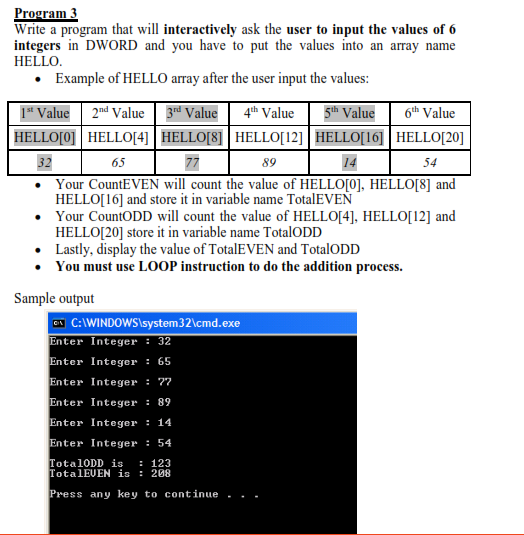 Witte a program that will interactively ask the | Chegg.com