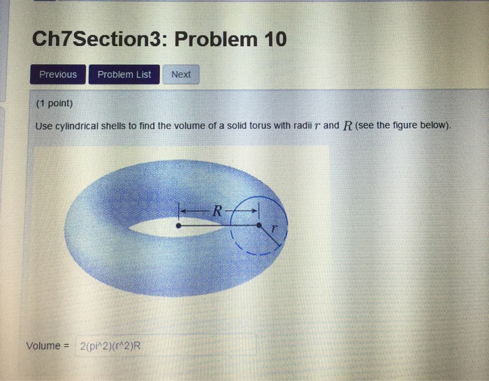 Solved Use cylindrical shells to find the volume of a solid | Chegg.com