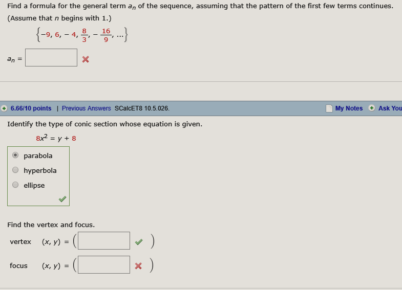 Solved Find a formula for the general term an of the | Chegg.com