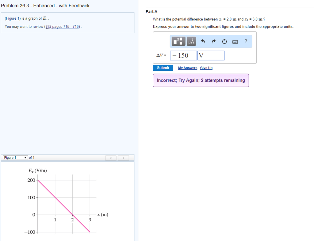 Solved Problem 26.3 - Enhanced with Feedback Part A Figure | Chegg.com
