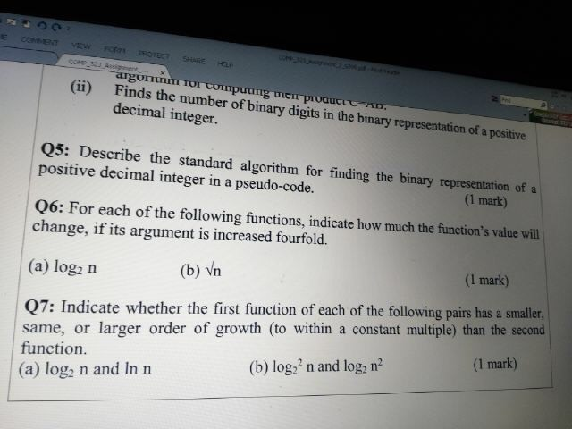 Solved Describe the standard algorithm for finding the | Chegg.com