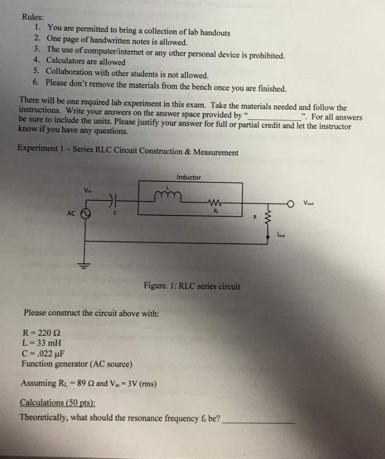 Solved Rules 1. You are permitted to bring a collection of | Chegg.com