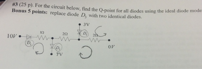 Solved For the circuit below, find the Q-point for all | Chegg.com