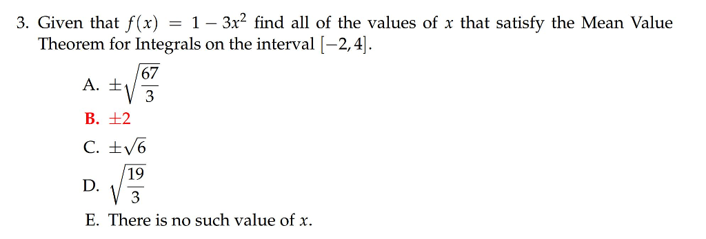Solved Given that f(x) = 1 - 3x^2 find all of the values of | Chegg.com