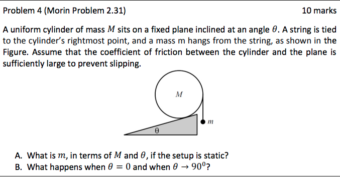 Solved Problem 4 (Morin Problem 2.31) 10 marks A uniform | Chegg.com