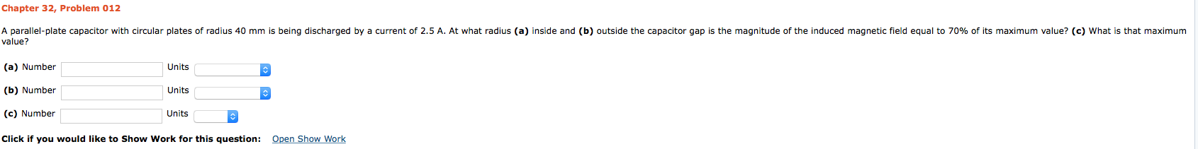 Solved A parallel-pate capacitor with circular plates of | Chegg.com