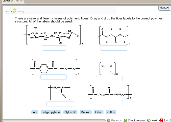 Solved There are several different classes of polymeric | Chegg.com