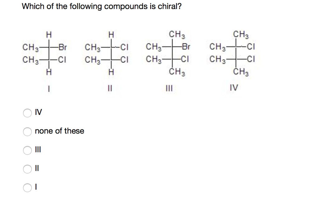 Solved Which molecule is a meso compound? CH3 H2CF 해3 OH | Chegg.com