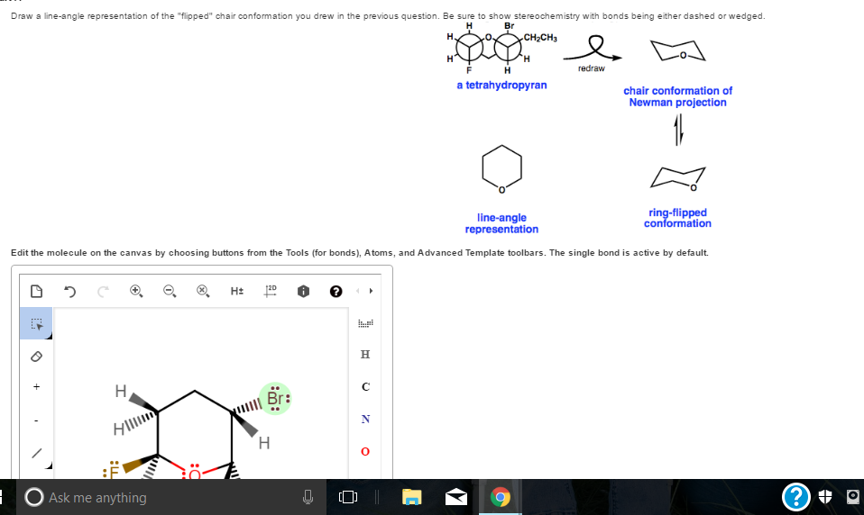 Solved Draw a line-angle representation of the "flipped" | Chegg.com