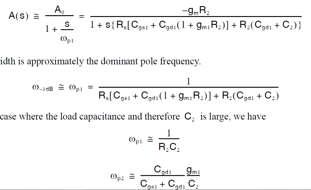 Solved Find out the voltage gain of High-Frequency MOS | Chegg.com