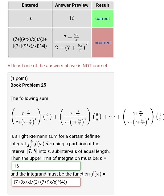 Solved The following sum is a right Riemann sum for a | Chegg.com