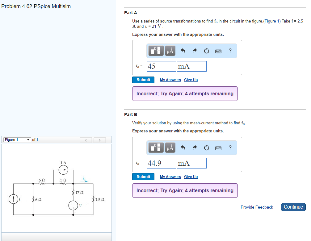 Solved Problem 4.62 PSpice|Multisim Part A Use a series of | Chegg.com
