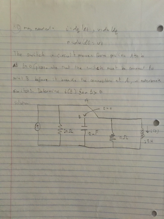 Solved Mass needed I = dq/dt, v = dw/dq p = dw/dt = vi The | Chegg.com