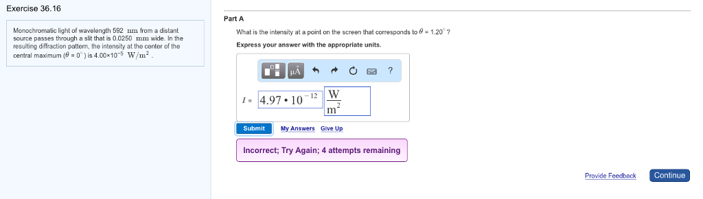 Solved Exercise 36 16 Part A Monochromatic Light Of