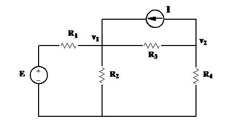 Solved Find V1 and V2 from the circuit shown below. Assume | Chegg.com