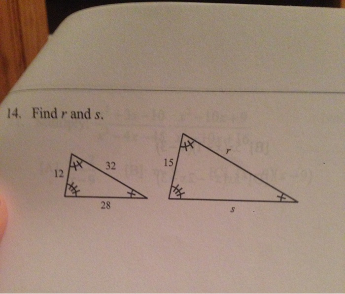Solved Find r and s. | Chegg.com