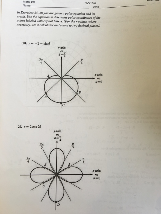 Solved In Exercises 25-30 you are given a polar equation and | Chegg.com