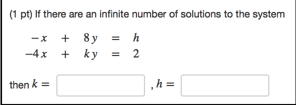 Solved If There Are An Infinite Number Of Solutions To The 