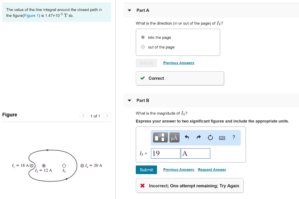 Solved The value of the line integral around the closed path | Chegg.com