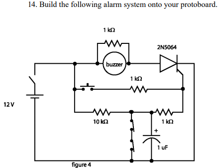 Solved Explain the operation of the alarm system in part 3. | Chegg.com