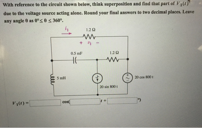 Solved With reference to the circuit shown below, think | Chegg.com