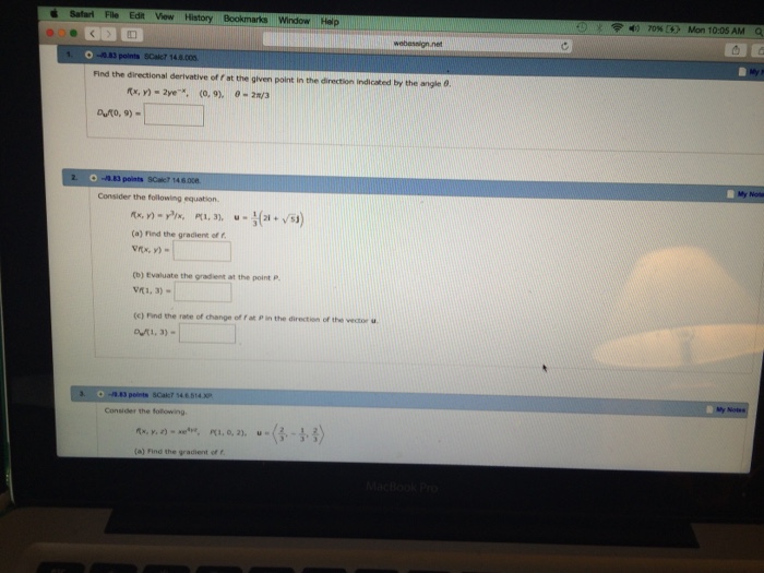 Solved calculus 3 | Chegg.com