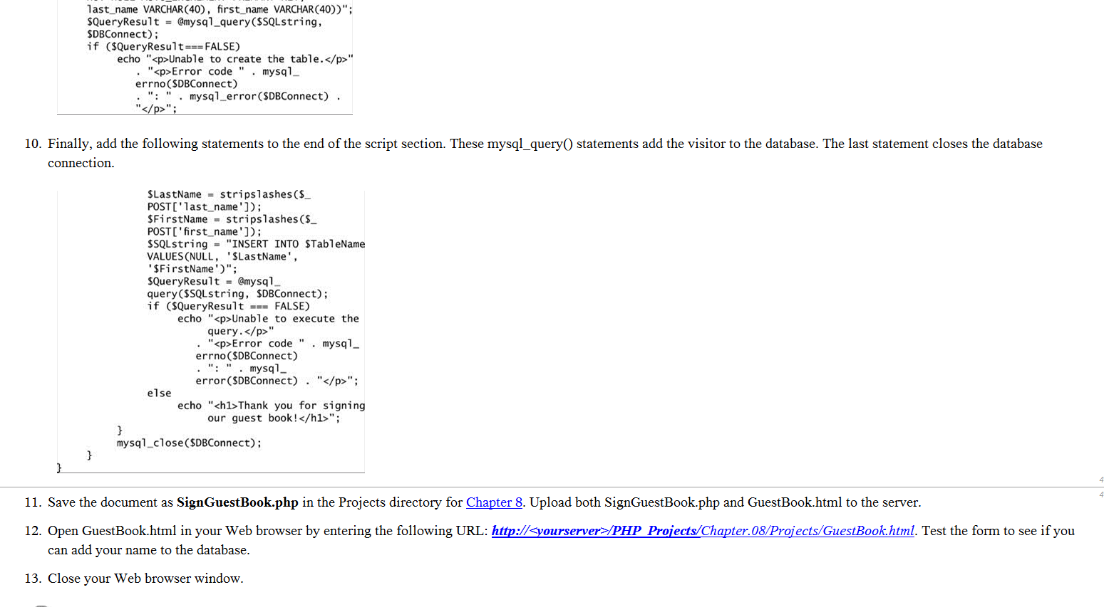 Solved oExercise &- In this project, you will create a Web | Chegg.com