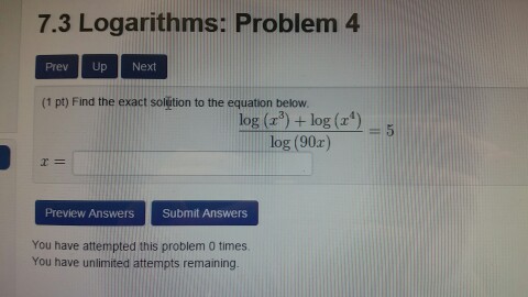 Solved Find the exact solution to the equation below | Chegg.com