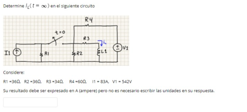 Solved Determine t)en el siguiente circuito R4 ts0 R3 RI R2 | Chegg.com
