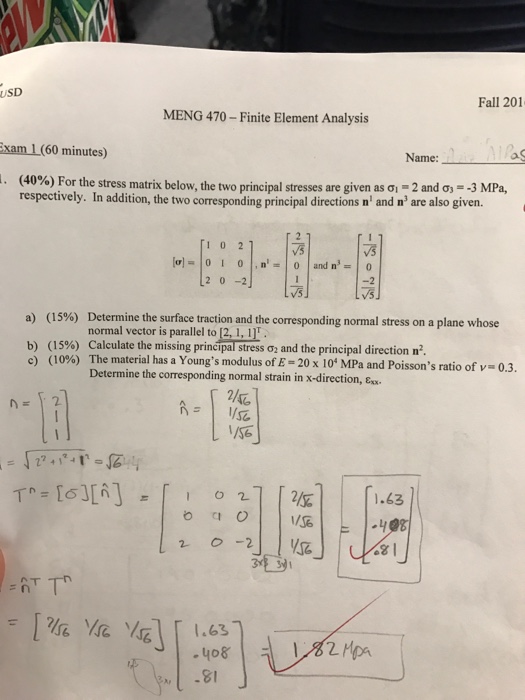 Solved This is a question of Finite element analysisPlease | Chegg.com