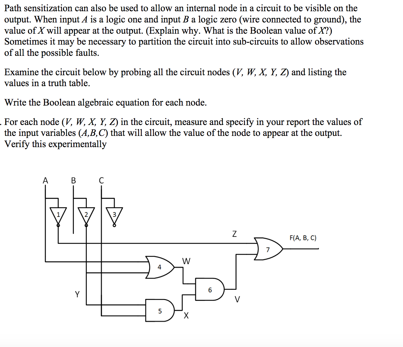 Solved Path Sensitization Can Also Be Used To Allow An 