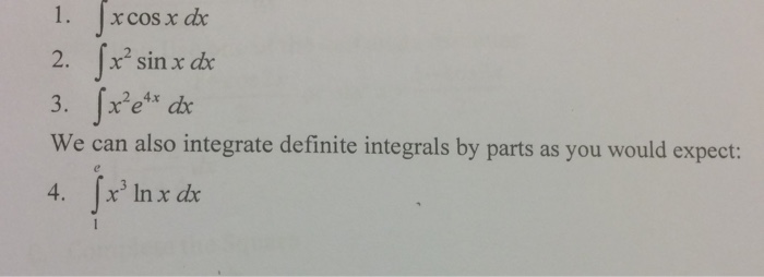 Solved We can also integrate definite integrals by parts as | Chegg.com