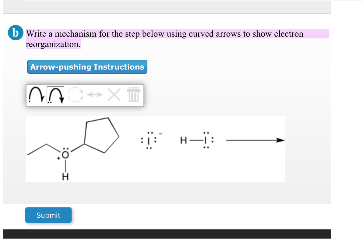 Solved Write a mechanism for the step below using curved | Chegg.com