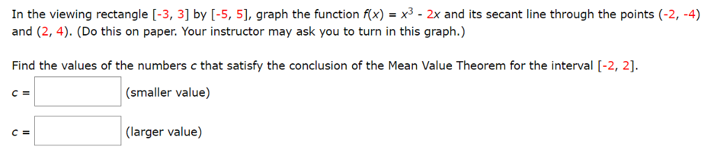 Solved In the viewing rectangle [-3, 3] by [-5, 5], graph | Chegg.com