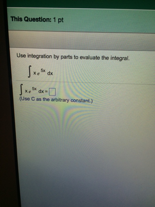 Solved Use integration by parts to evaluate the integral. | Chegg.com