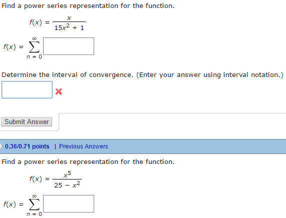 Solved Find a power series representation for the function. | Chegg.com