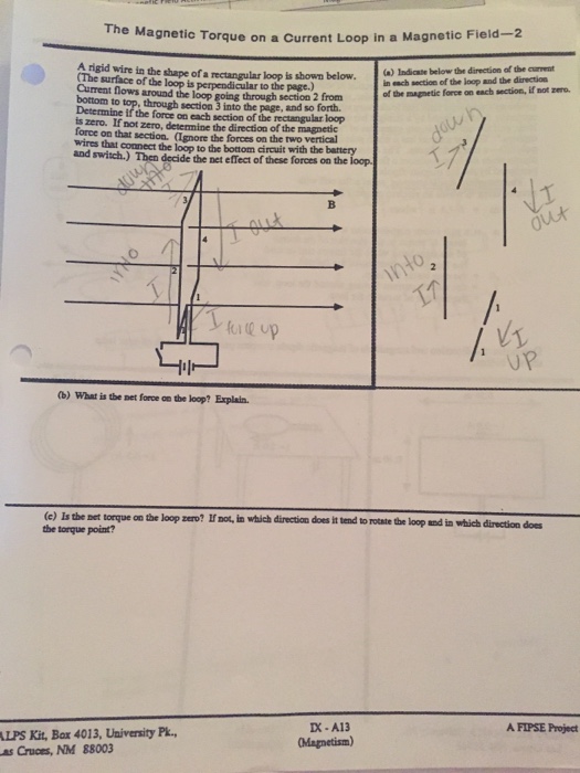 Solved A rigid wire in the shape of a rectangular loop is | Chegg.com