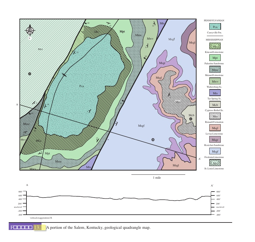 Solved Mpt Mme Mwv Msl Msgl 1 mile verticalexaggeratica2x | Chegg.com