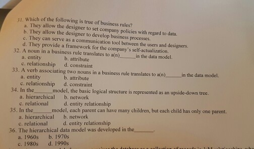 Solved CHAPTER 2: (Multiple Choice) Circle the correct | Chegg.com