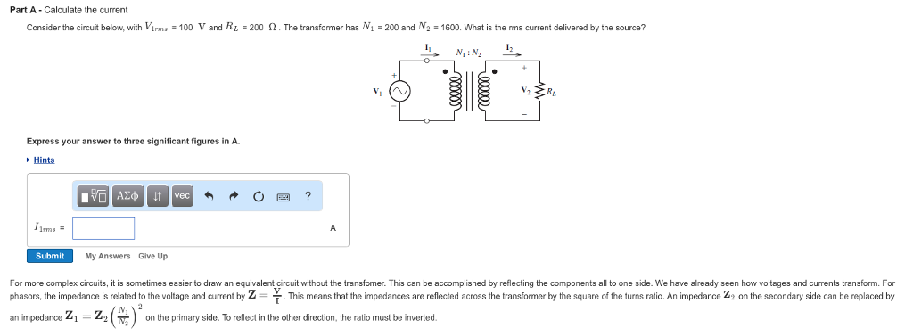 Solved Ideal Transformers Learning Goal: To understand how | Chegg.com