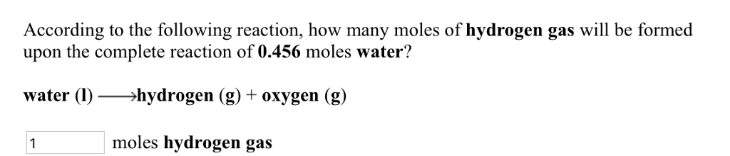 Solved According to the following reaction, how many moles | Chegg.com