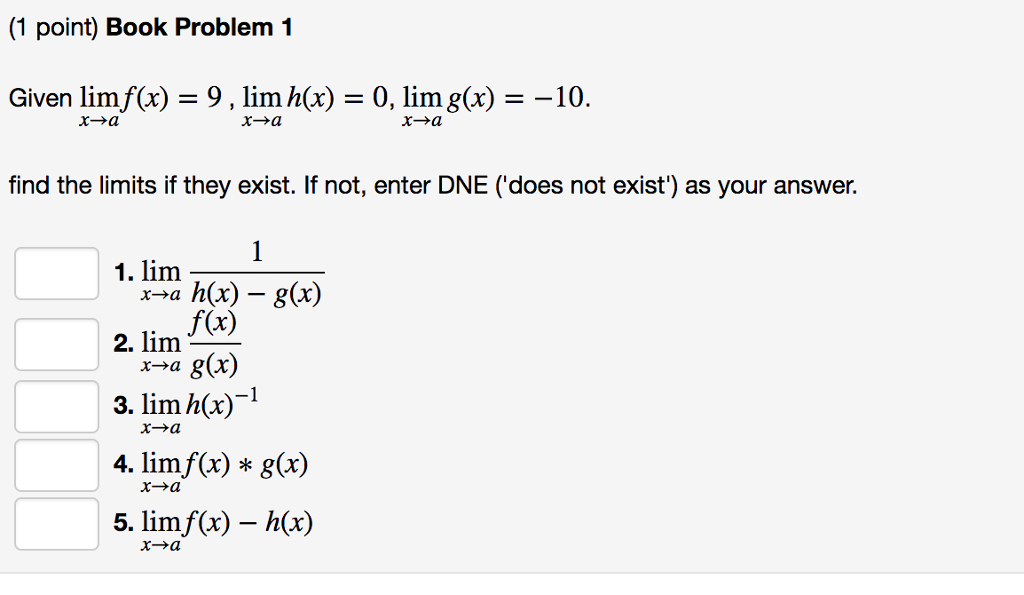 Solved Given lim_x rightarrow a f(x) = 9, lim_x rightarrow a | Chegg.com