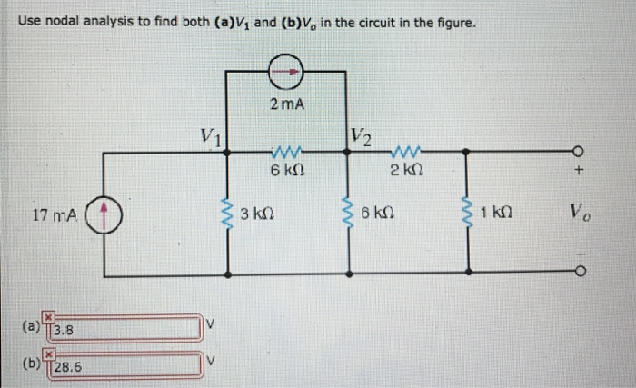 Solved Find Vo in the network in the figure using mesh | Chegg.com