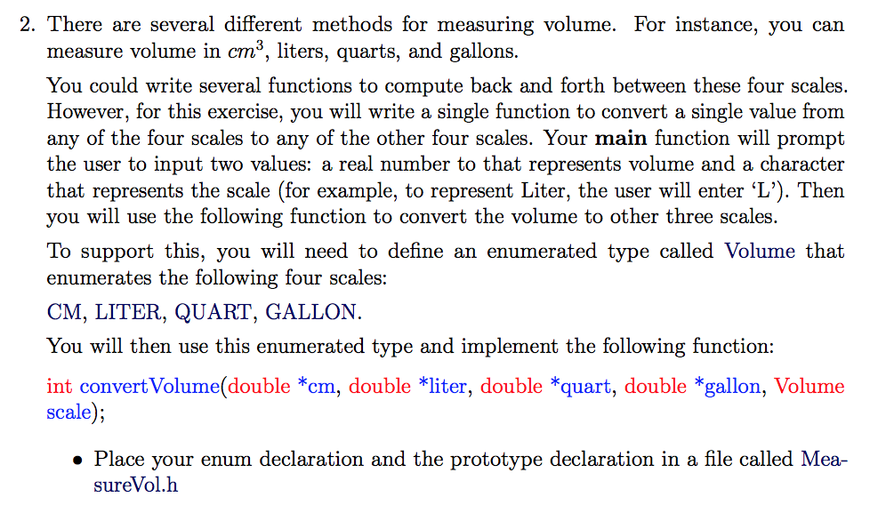 Solved 2. There are several different methods for measuring | Chegg.com