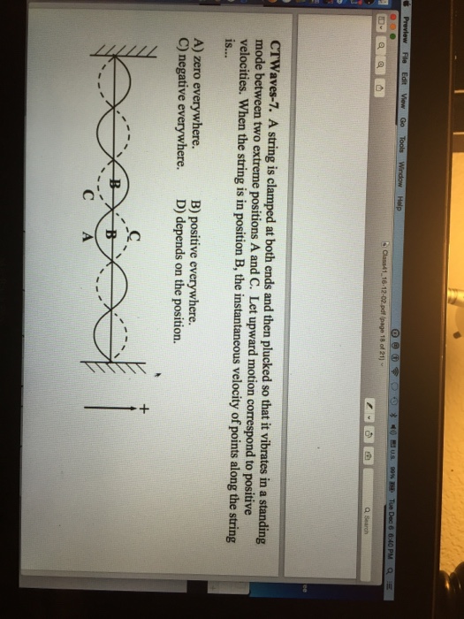 Solved A string is clamped at both ends and then plucked so | Chegg.com